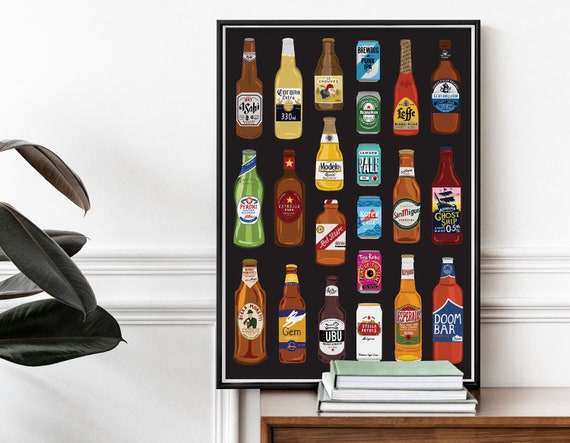 Beer Can Wall Art