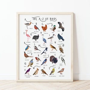 Any 3 A-Z Posters, Mix and Match Alphabet Prints, A-Z Prints, Animal ...