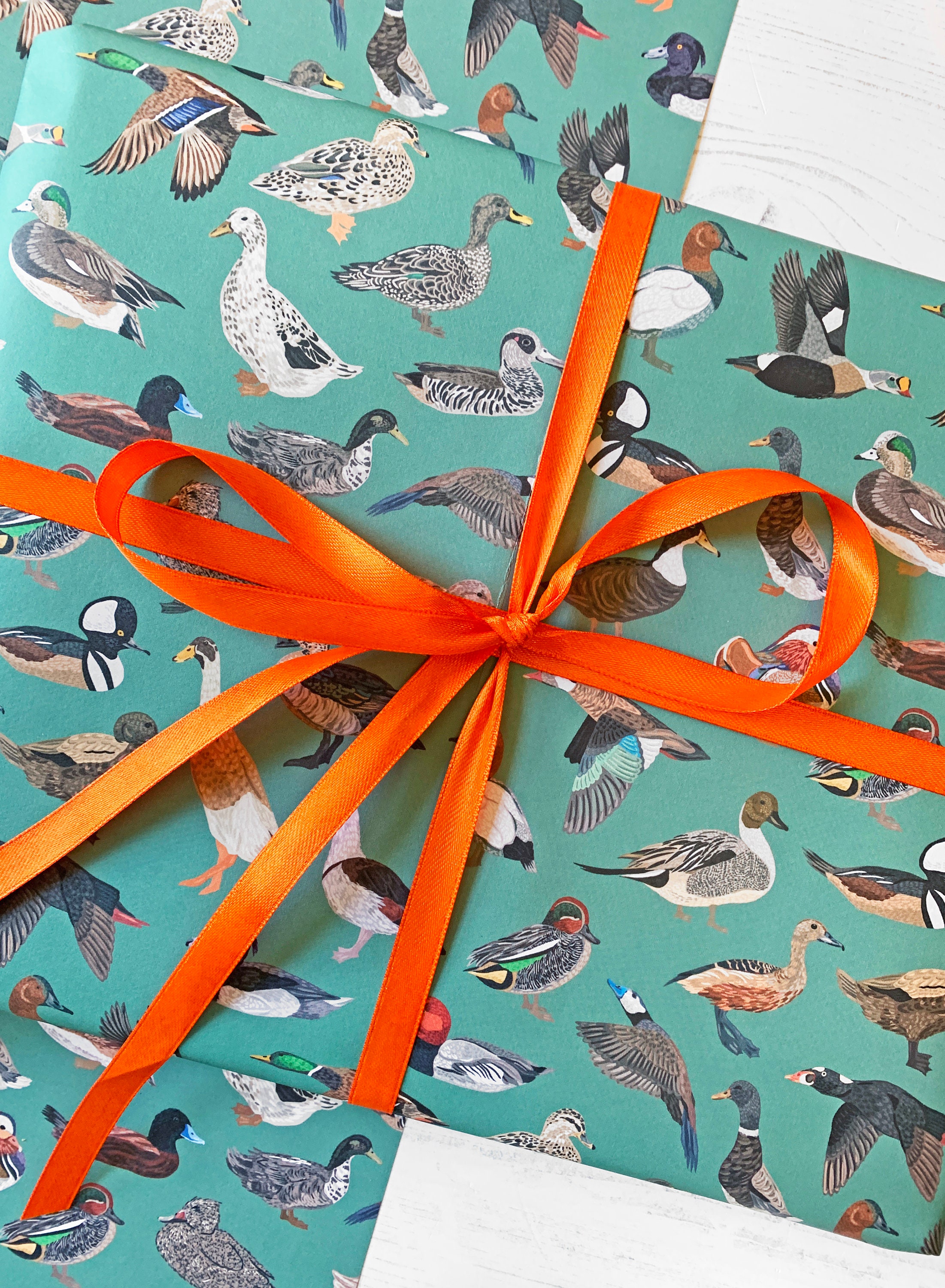 Ducks Wrapping Paper Cute Duck Gift Wrap Bird Wrapping | Etsy