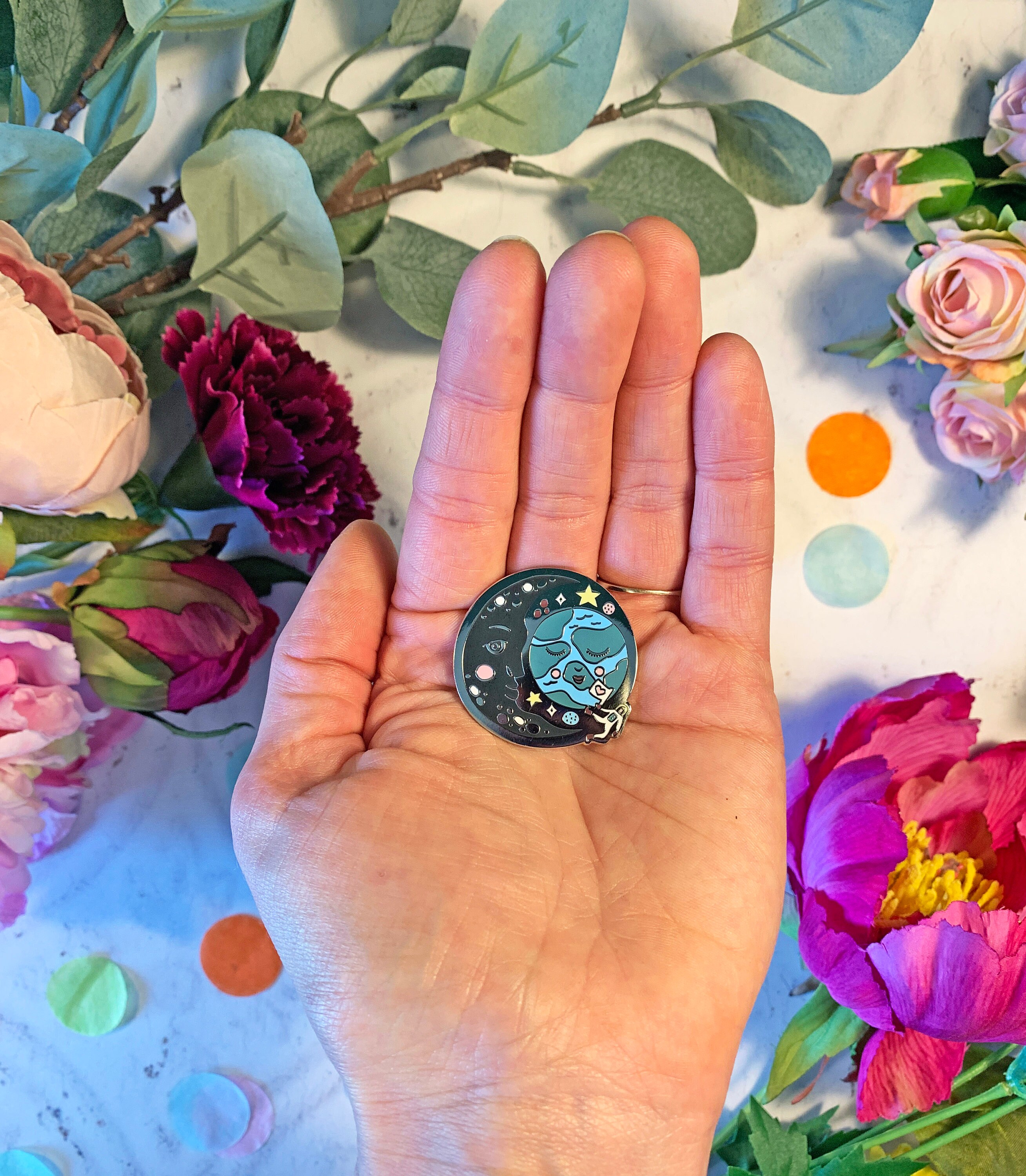 No Planet B Enamel Pin Moon Enamel Pin Earth Enamel Pin | Etsy