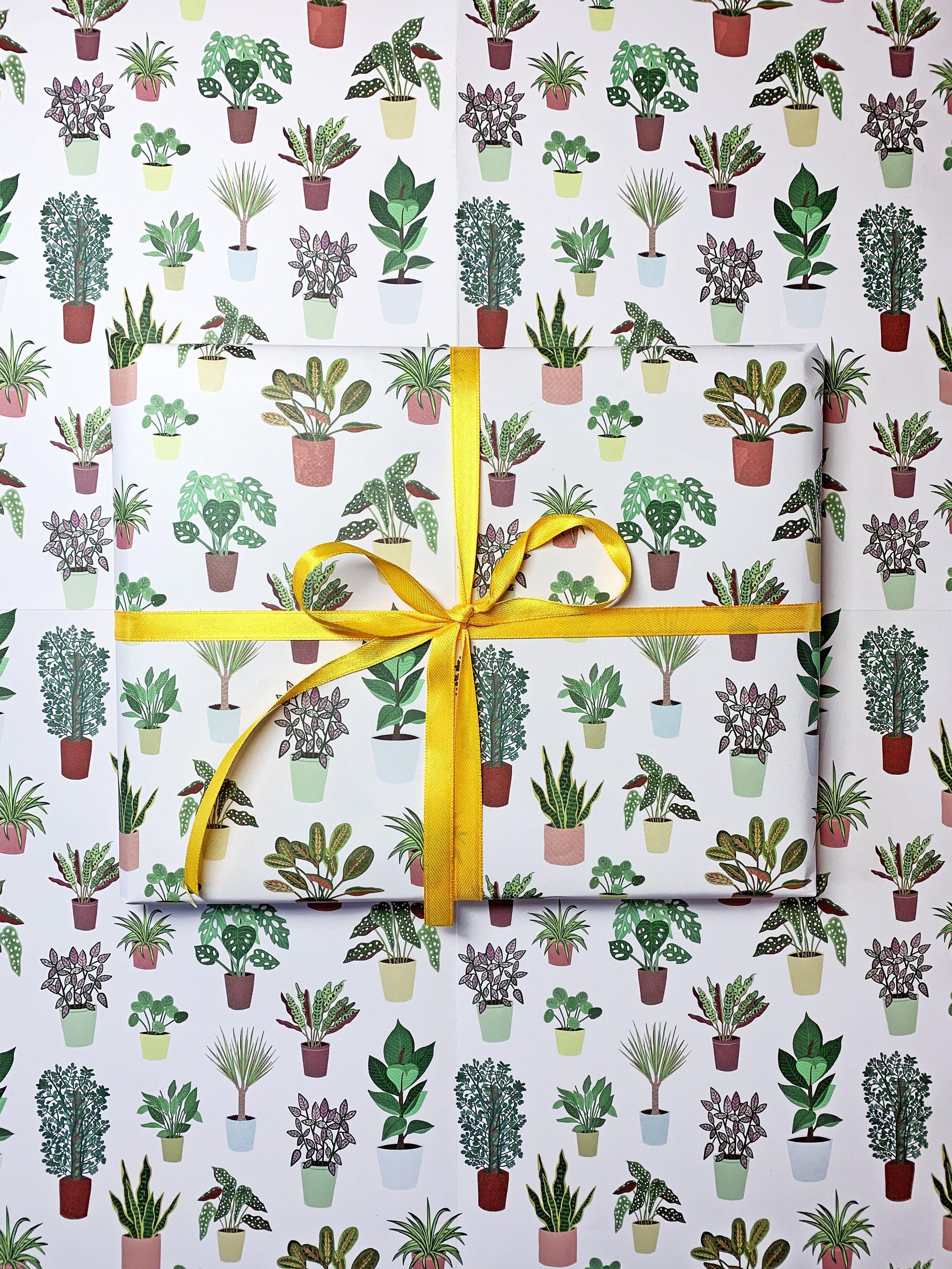 House Plant Wrapping Paper, House Plant Paper, Plants gift sold by ...