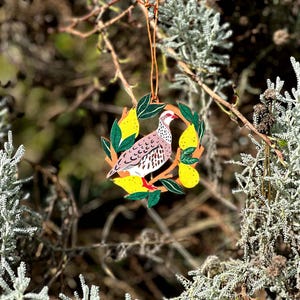 Partridge in a Pear Tree Decoration, 12 Days of Christmas Decoration ...