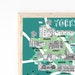 Yorkshire Map, Illustrated Map, Yorkshire Gifts, Map of Yorkshire ...