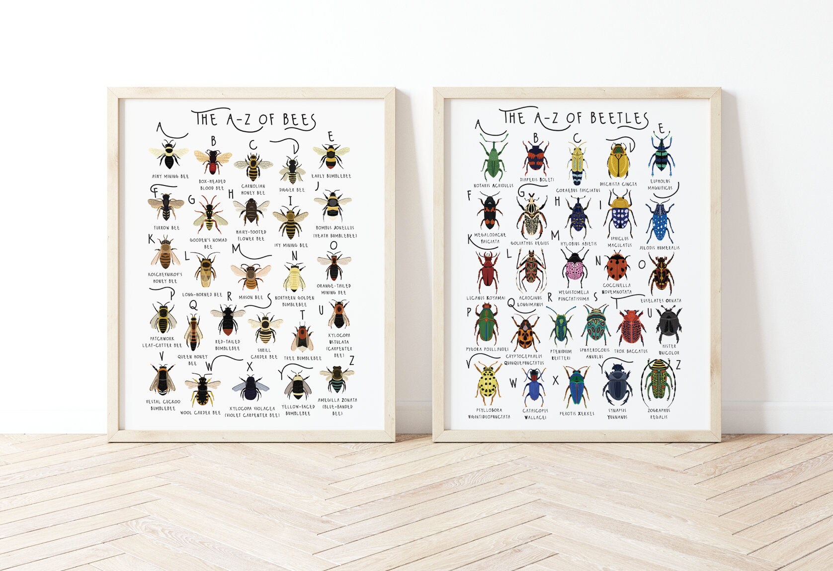 Any 2 A-Z Posters Mix and Match Alphabet Prints A-Z Posters | Etsy