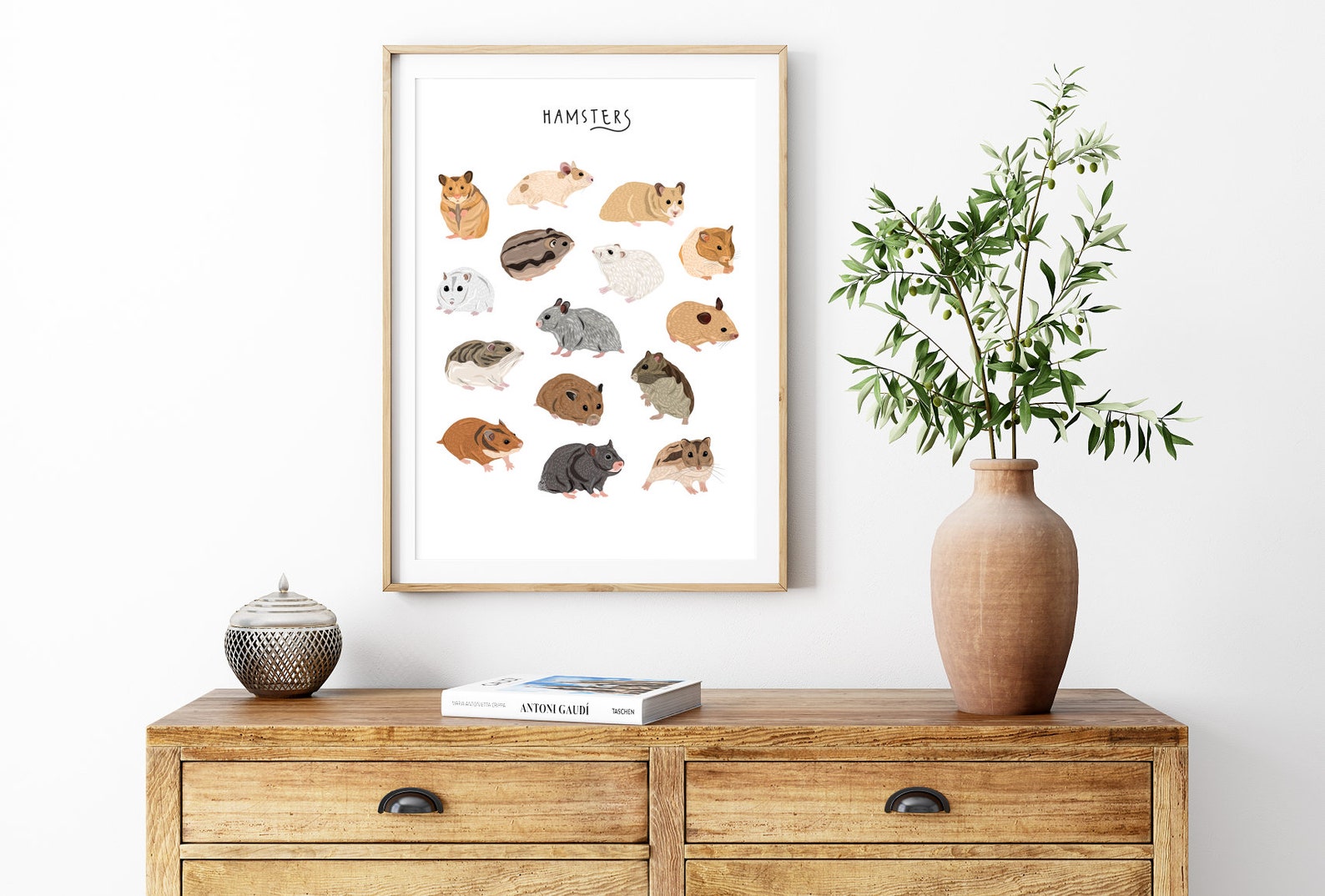 Hamsters Poster, Hamsters Illustration, Pet Hamsters, Hamsters Lover ...
