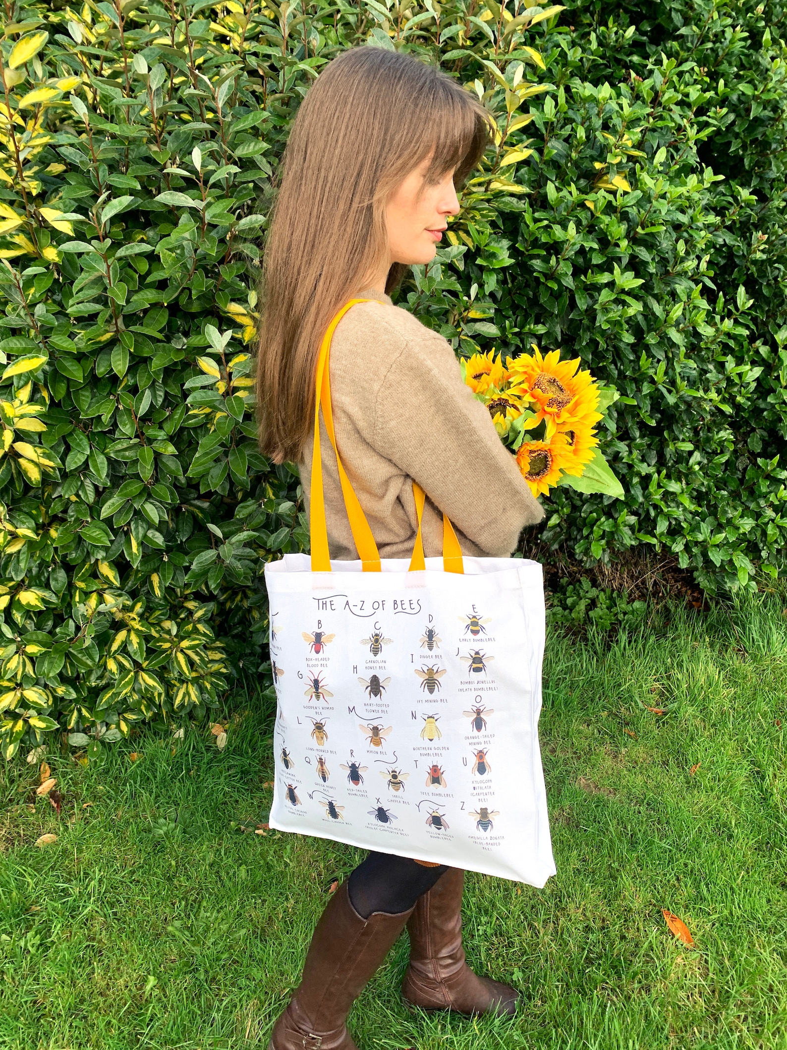 Bumble Bee Tote Bag Illustrated Tote Bag A-Z of Bees Tote - Etsy UK