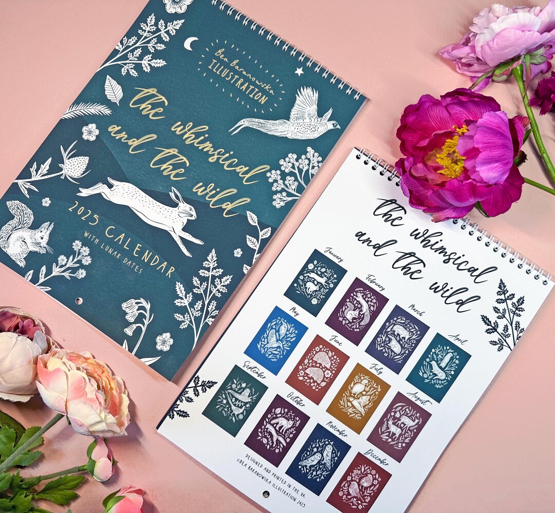 2025 Nature Calendar, 2025 Animals and Nature Calendar, 2025 Nature ...