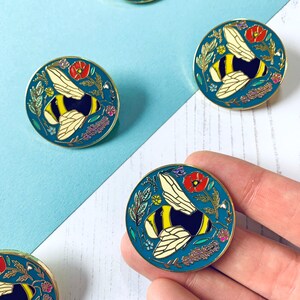 Bumble Bee Enamel Pin Badge, Save the Bees, Enamel Pin, Hard Enamel ...
