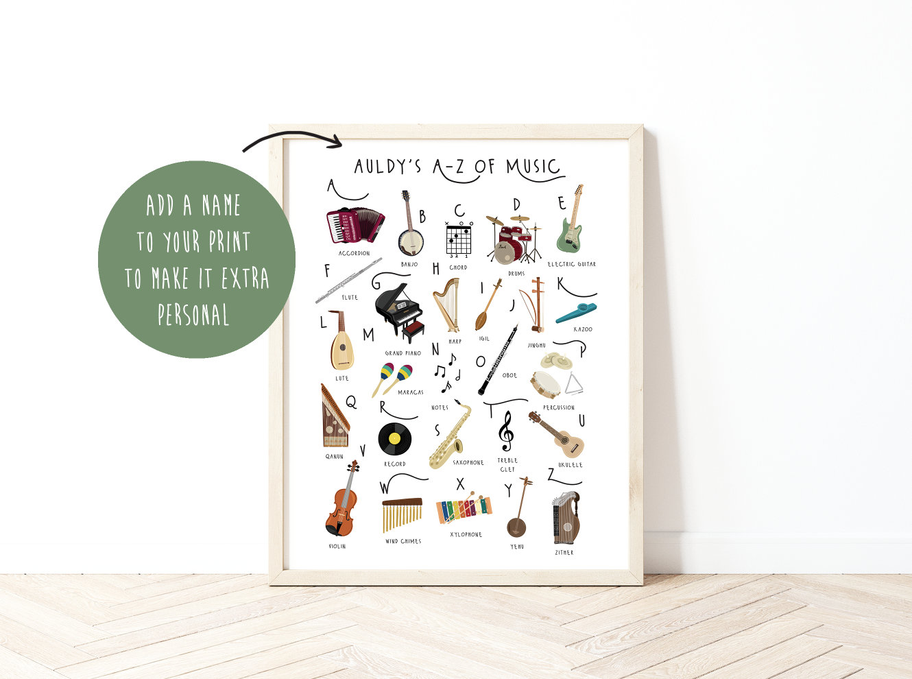A-Z of Music Poster Musical Alphabet Alphabet Print Music - Etsy UK