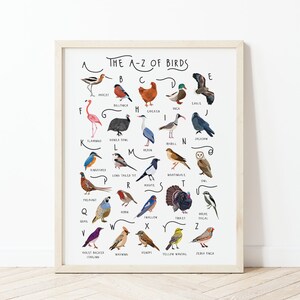 Any 2 A-Z Posters, Mix and Match Alphabet Prints, A-Z Posters, Nursery ...