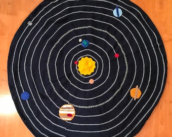 Solar System Blanket Crochet Pattern Digital Download - Large - Etsy