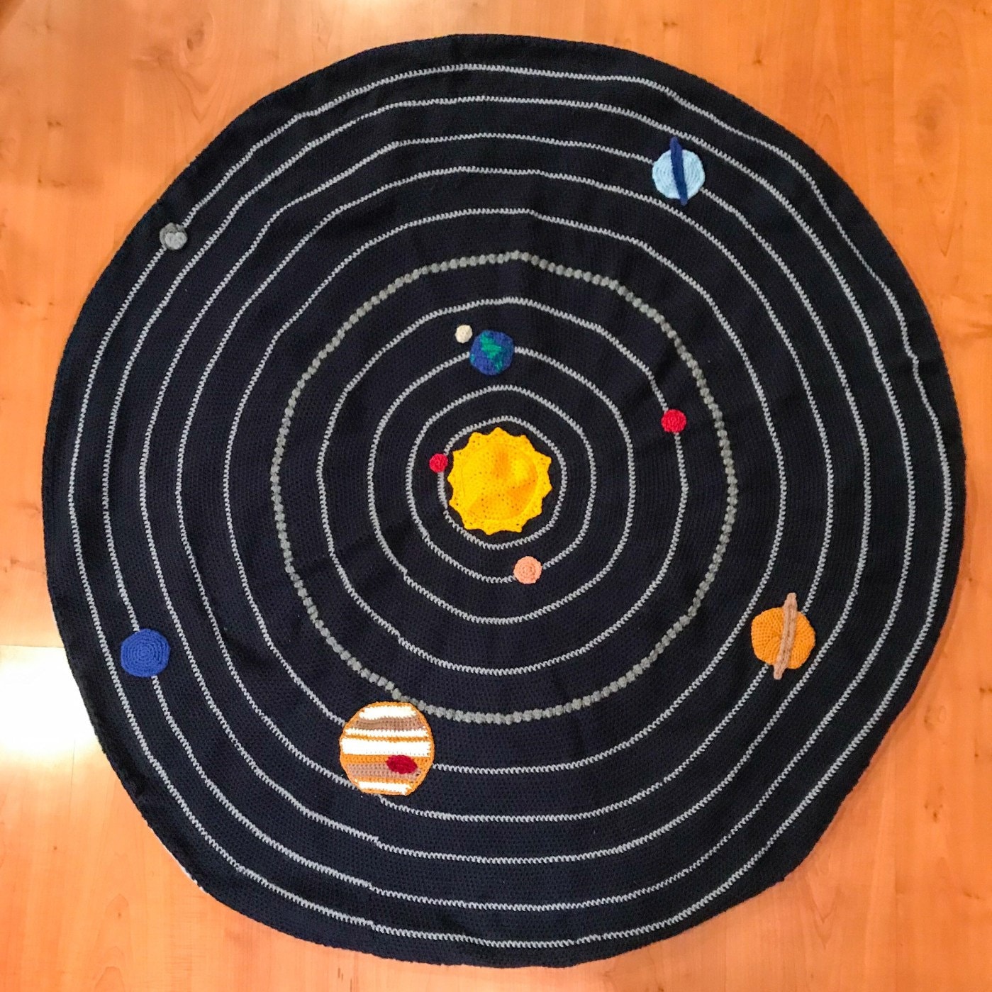 Crochet Solar System Blanket Pattern - Etsy