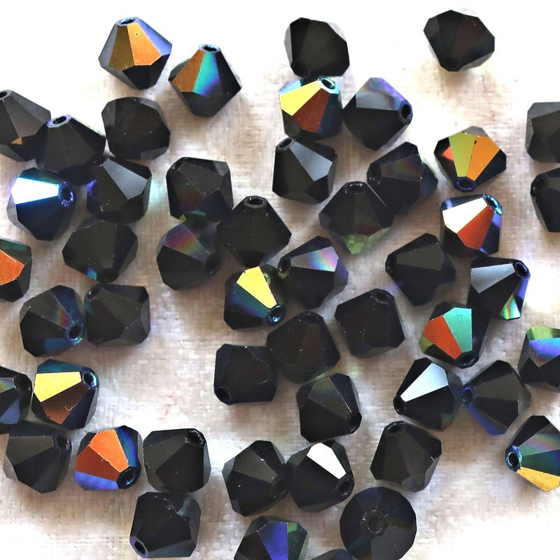 Black Ab Crystals - Etsy