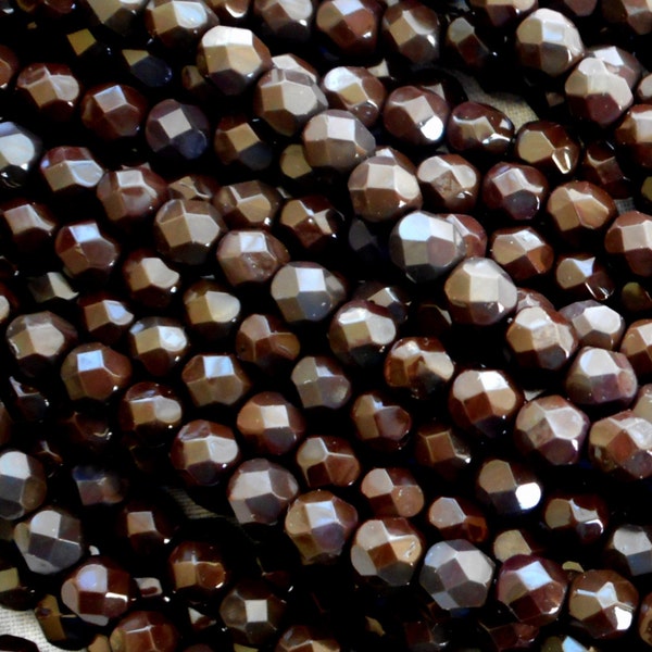 Dark Brown Beads - Etsy