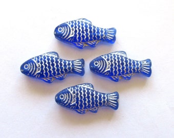 Glass Fish Beads - Etsy
