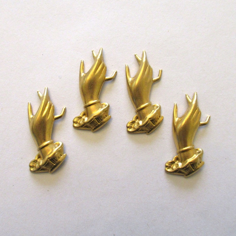 Brass Hand - Etsy
