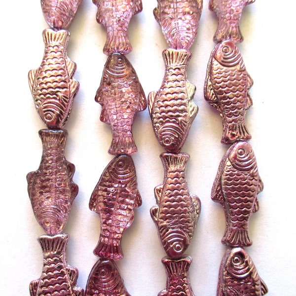 Glass Fish Beads - Etsy