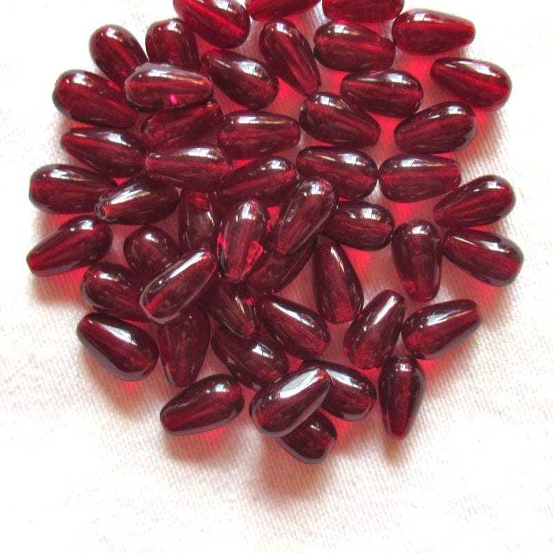 Smooth Long Teardrop Beads - Etsy