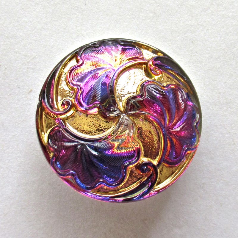 Czech Glass Buttons - Etsy
