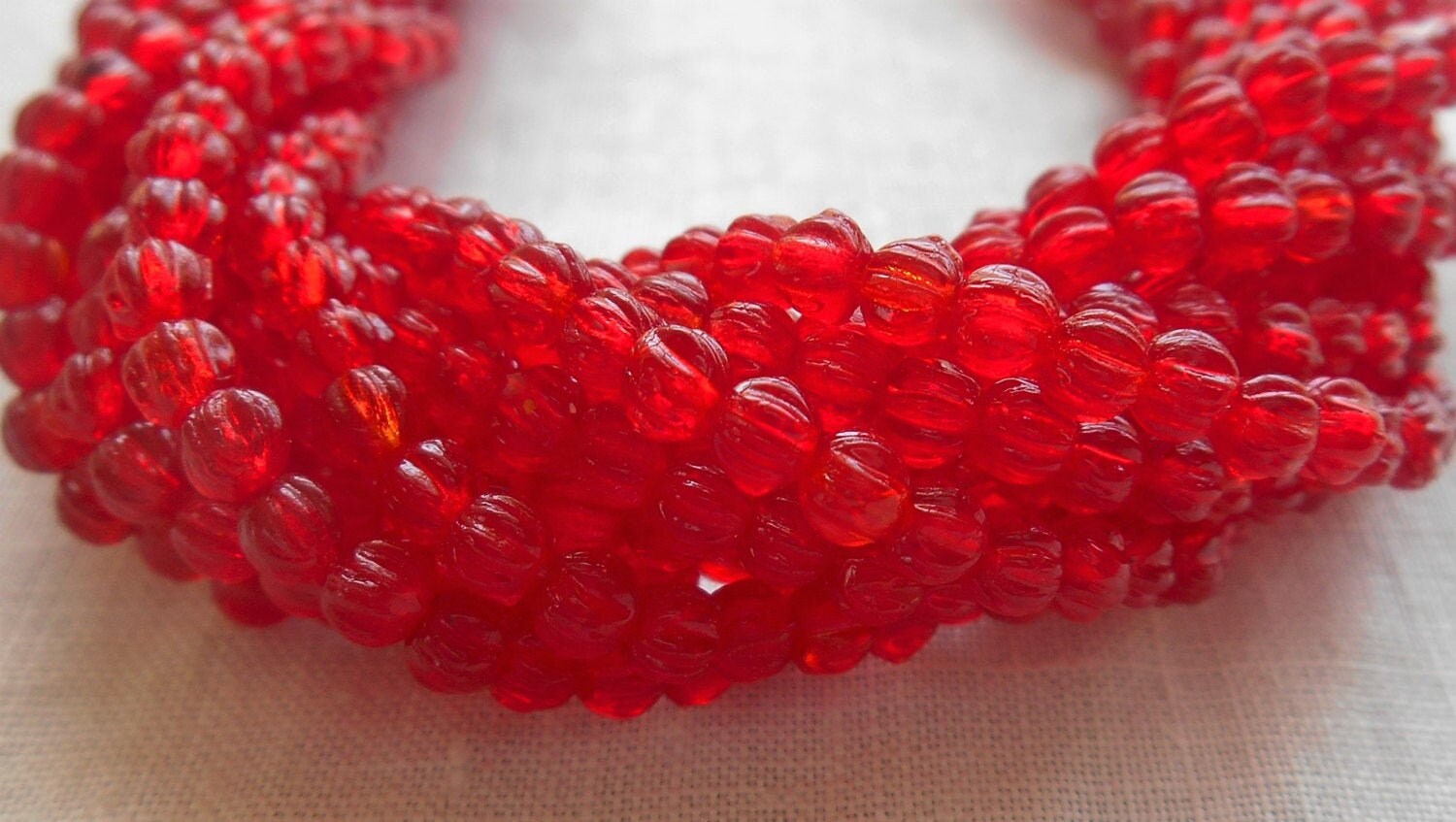 Craft Supplies & Tools Jewelry & Beauty 50 count 9008 Siam Ruby 3mm ...