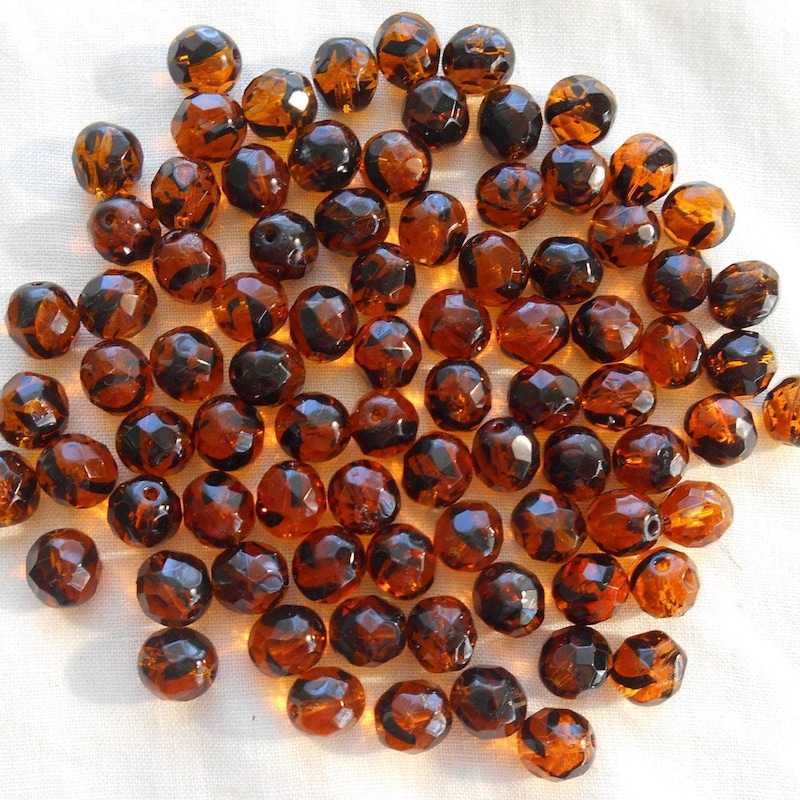 Tortoise Shell Glass - Etsy