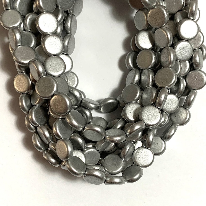 Flat Round Beads - Etsy