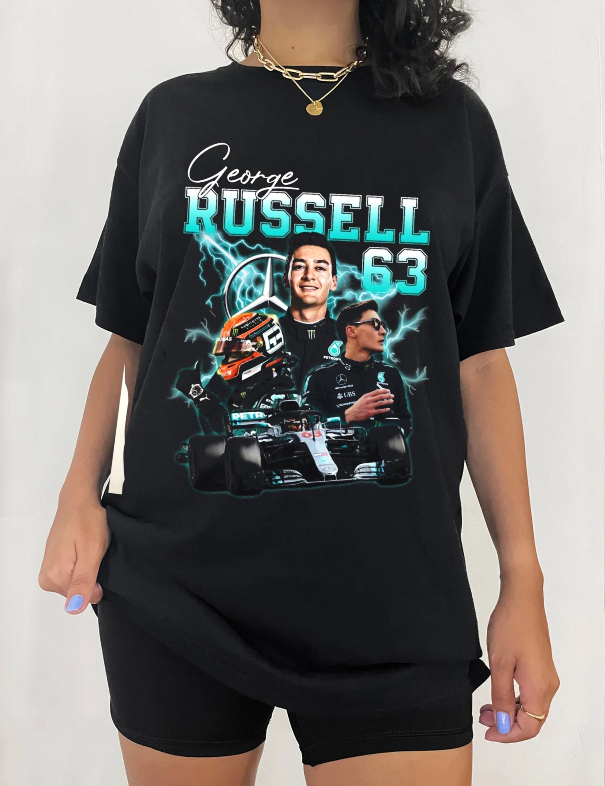 George Russell F1 Racing Shirt, Formula 1 Shirt