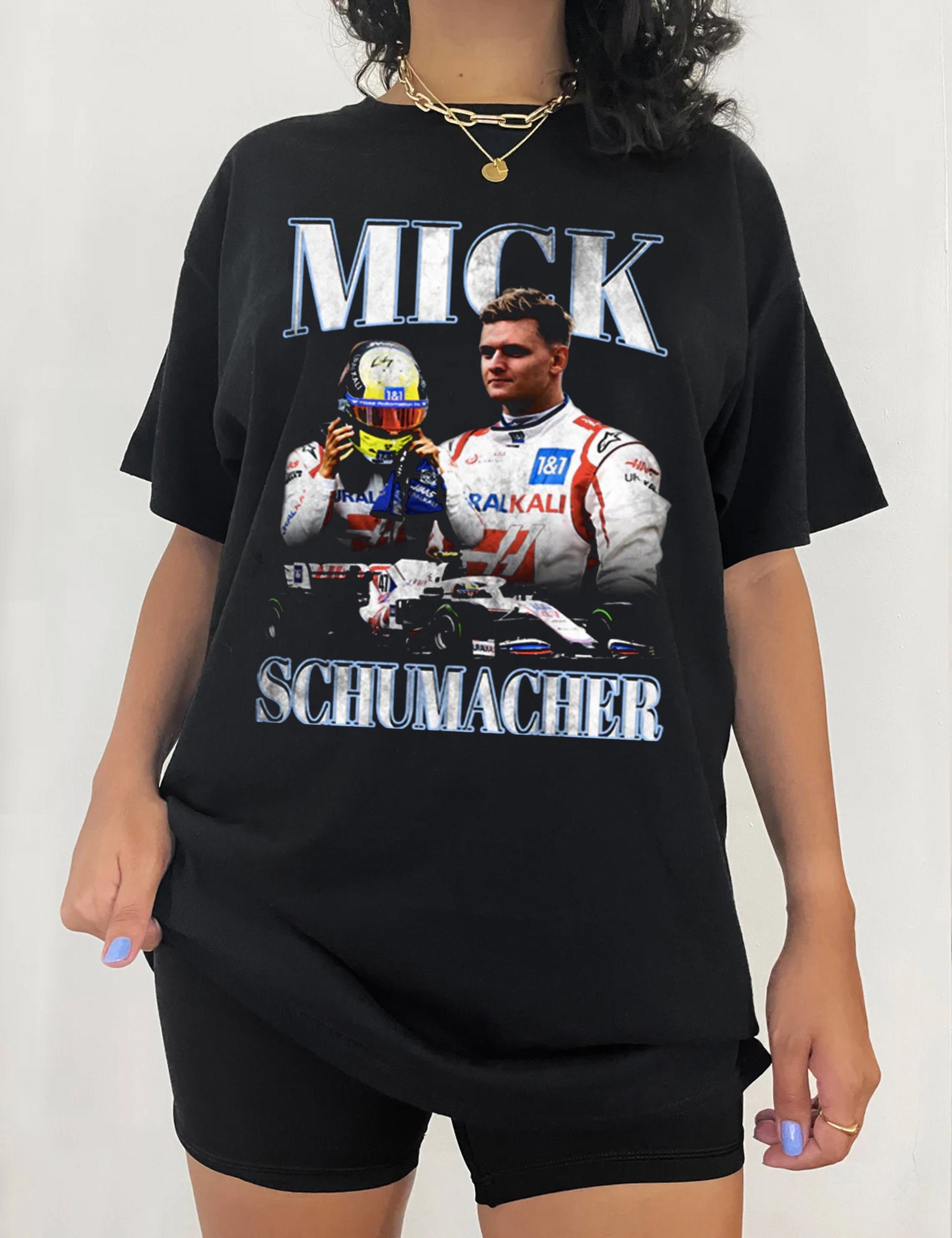 Mick Schumacher 47 Shirt, Hass Racing F1 Player Merch sold by Classy ...