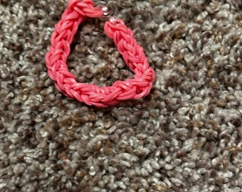 Rainbow Loom Bracelets With Jibbitz and Charms - Etsy