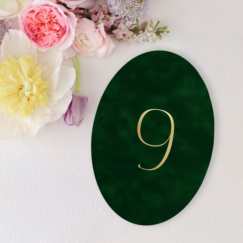 Brown Number Table - Etsy