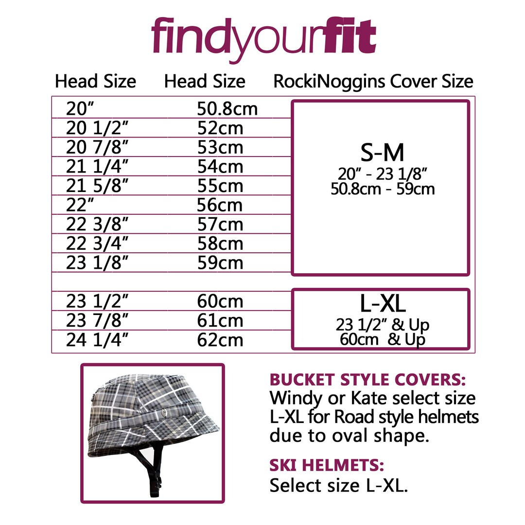 Find Your Fit Rockinoggins Sizing Guide - Etsy