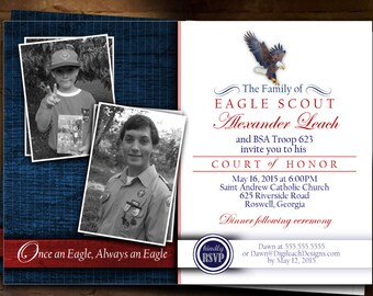 Eagle Scout Invitation | Etsy