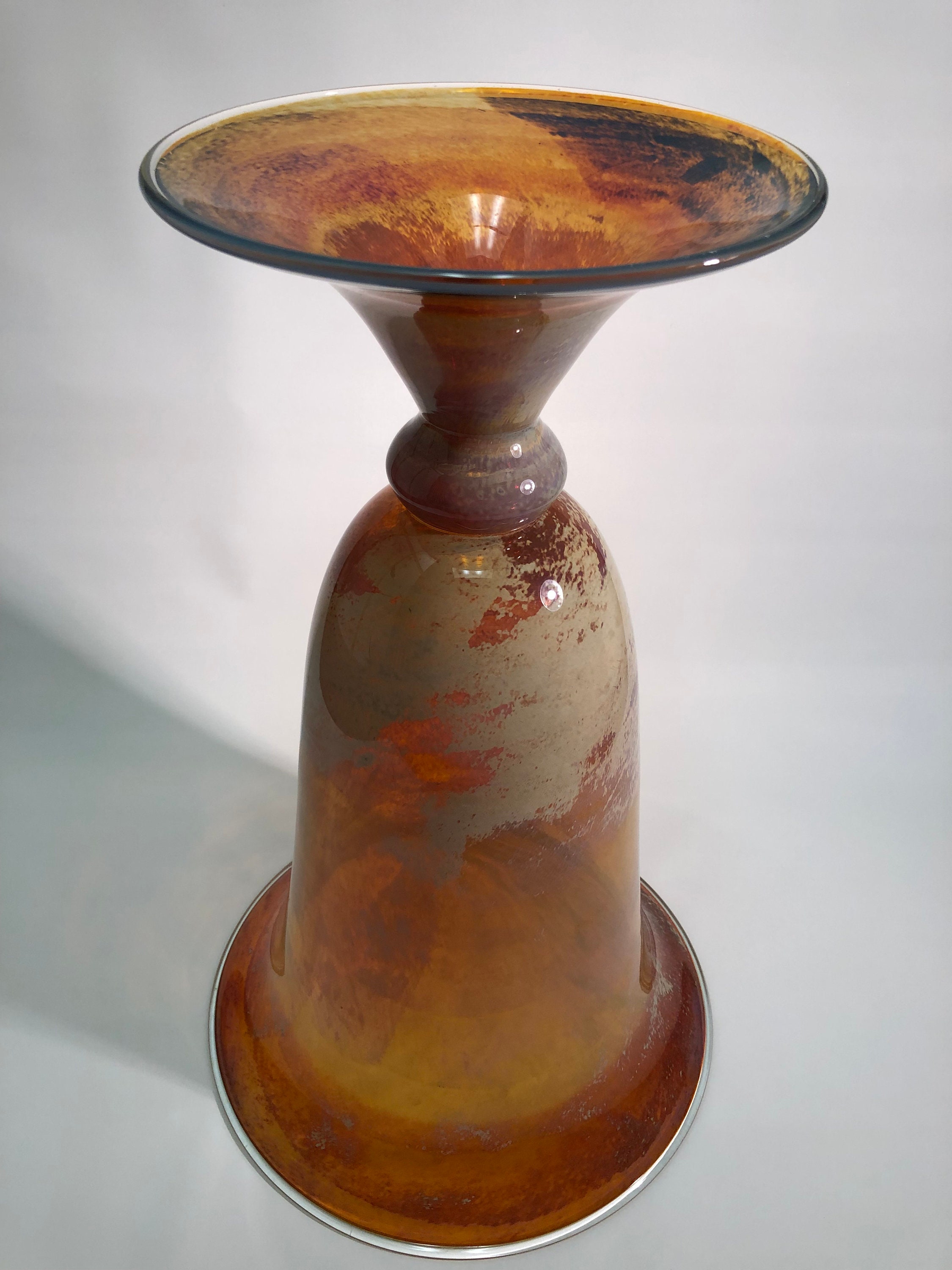 CENEDESE VETRI MURANO Monumental Art Glass Vase - Etsy España