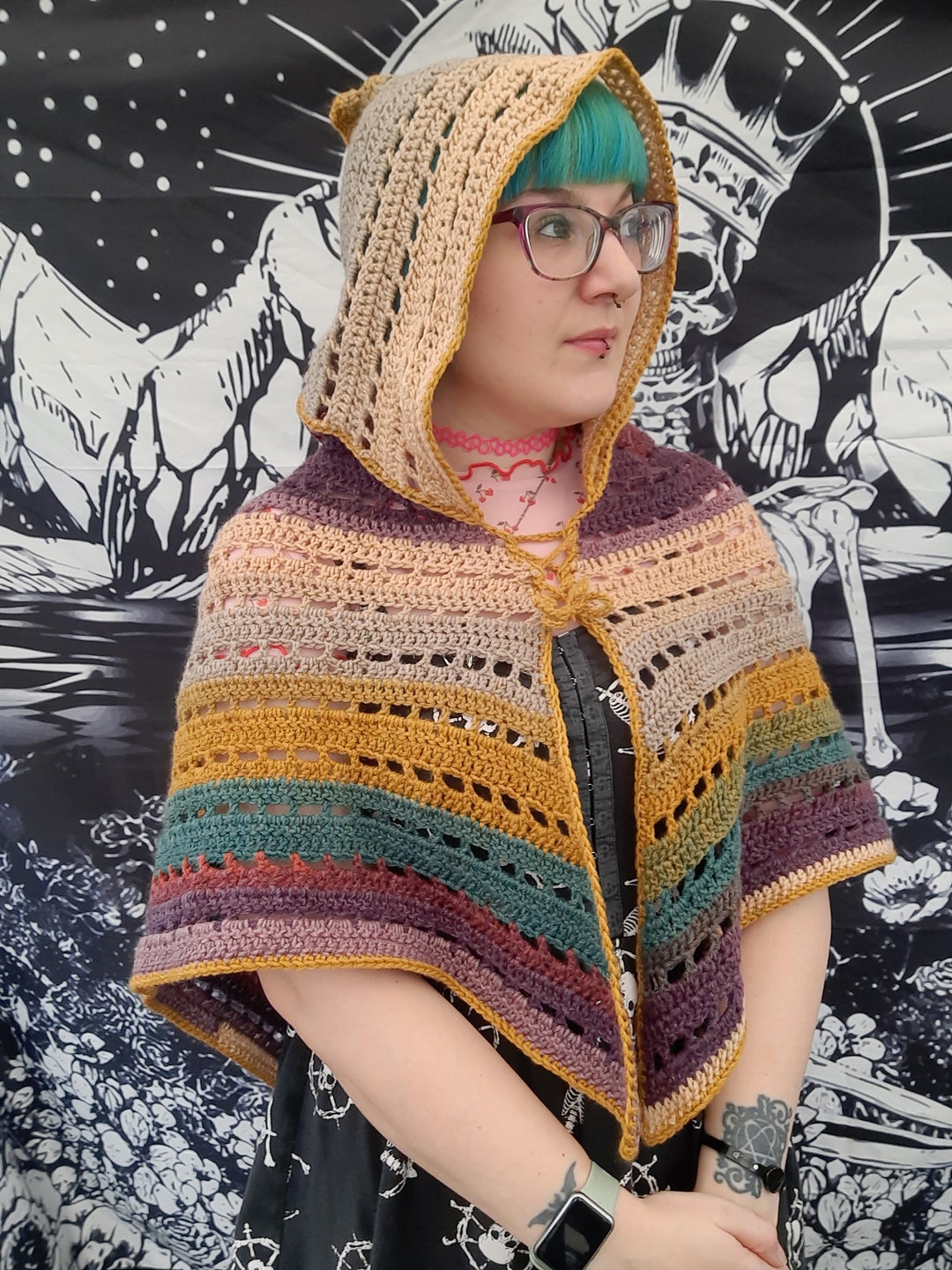 Woodland Wanderer Cloak- PDF Crochet PATTERN ONLY - Etsy