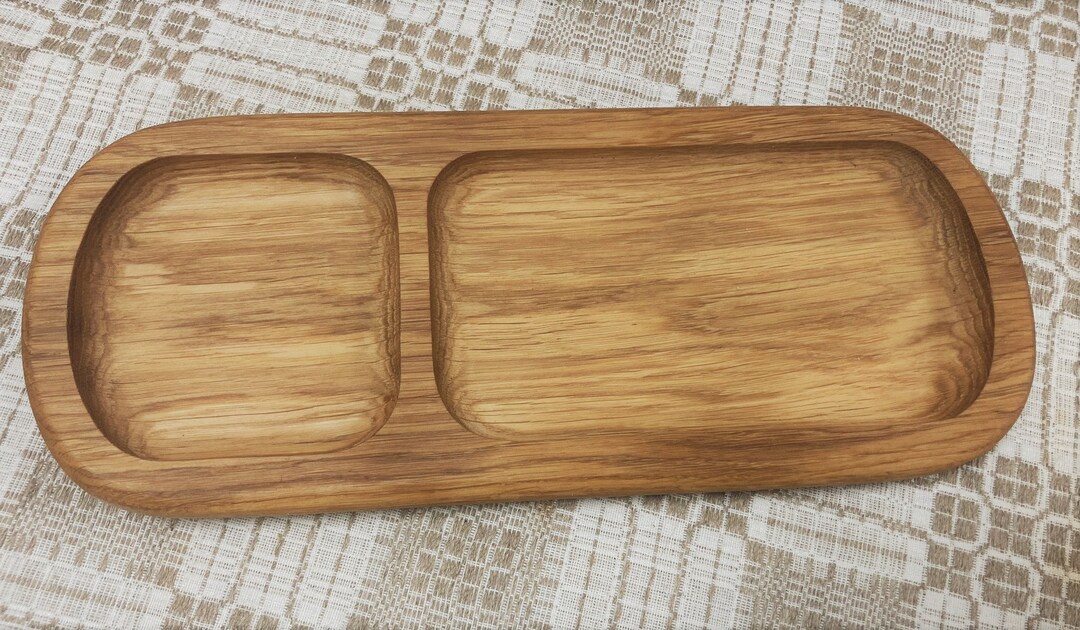 Wooden Tray, Serving Plate, Serving Tray, Oak Wood - Etsy