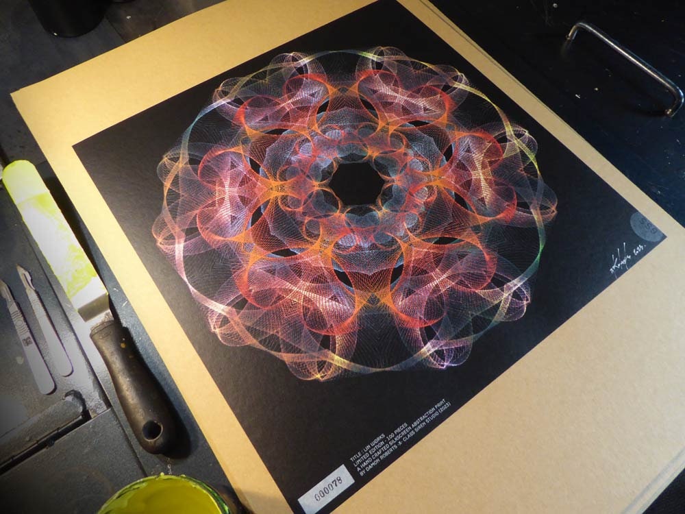 LIN WORKS - Hand Crafted Screenprint Abstract Geometric Modern Bauhaus ...