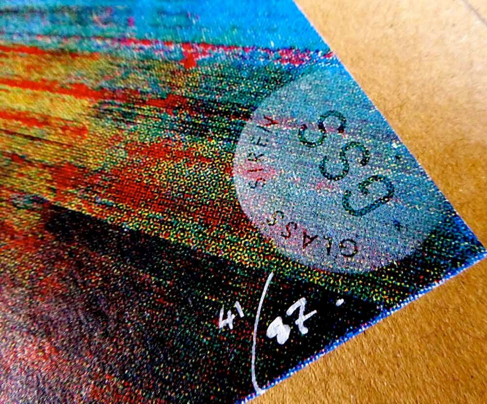 RADIUS : Screenprint Silkscreen Abstract Geometric Modern Minimalism ...