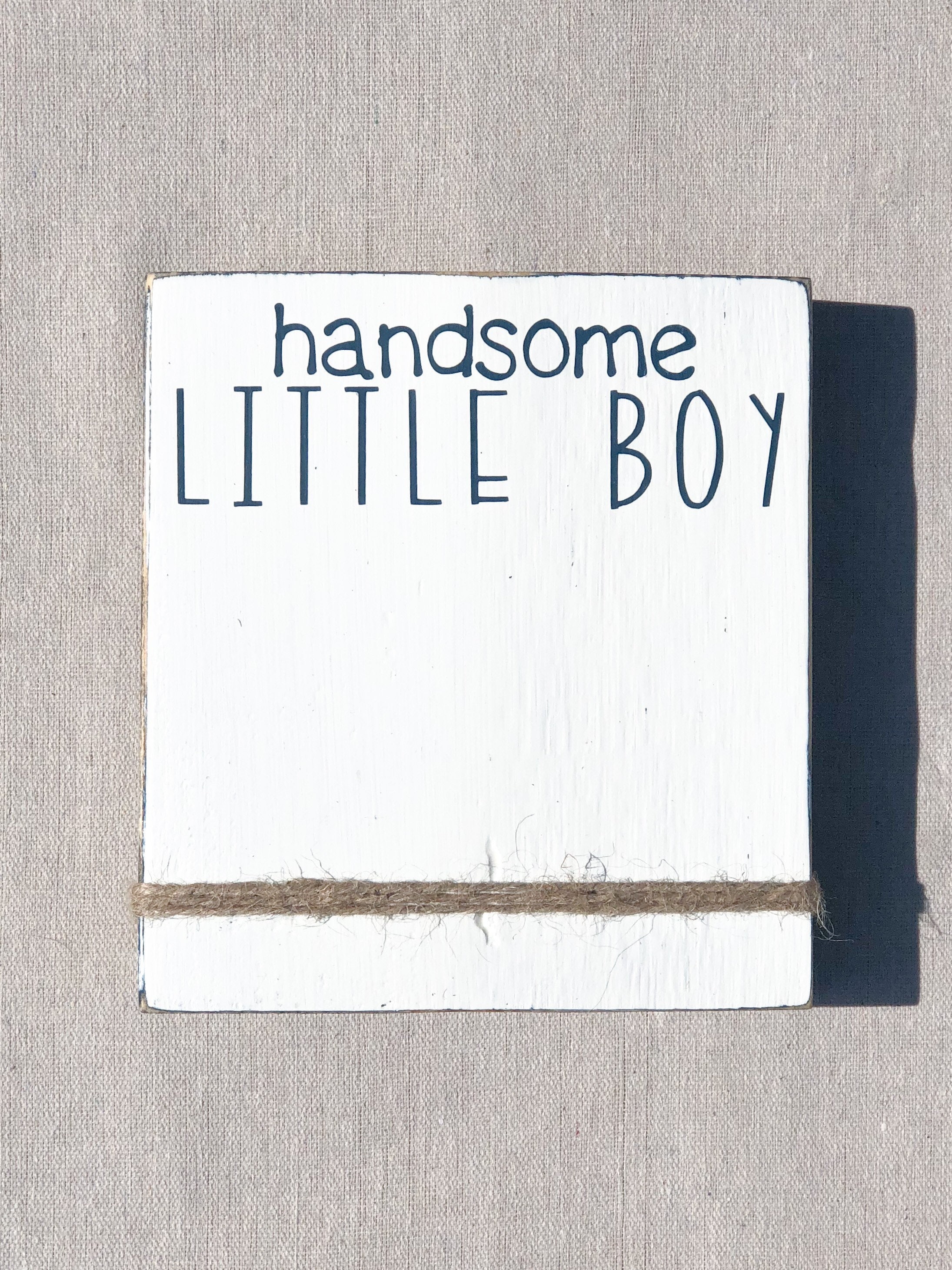 Handsome Little Boy 4x6 Photo Holder, Picture Frame, Baby Shower Gift ...