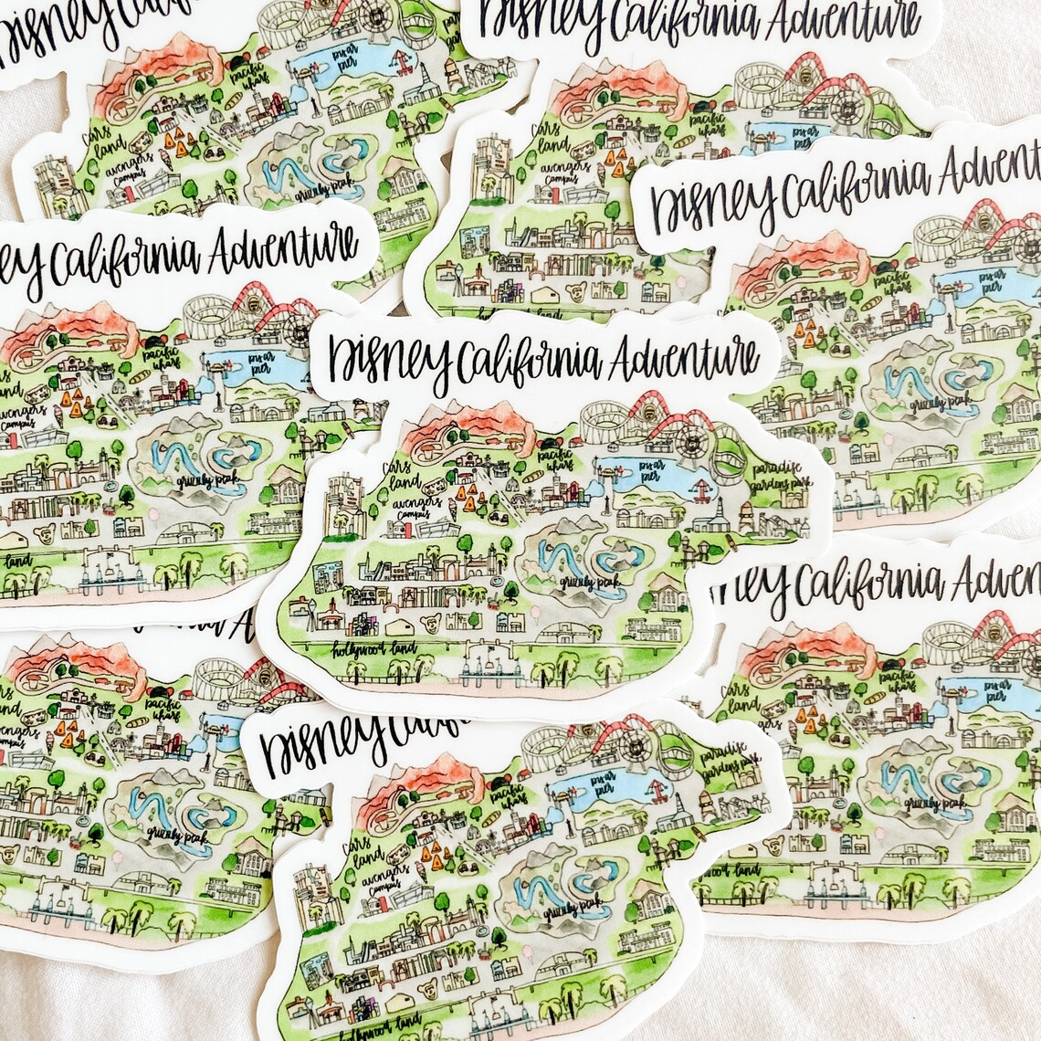 Disney California Adventure Sticker FREE SHIPPING - Etsy