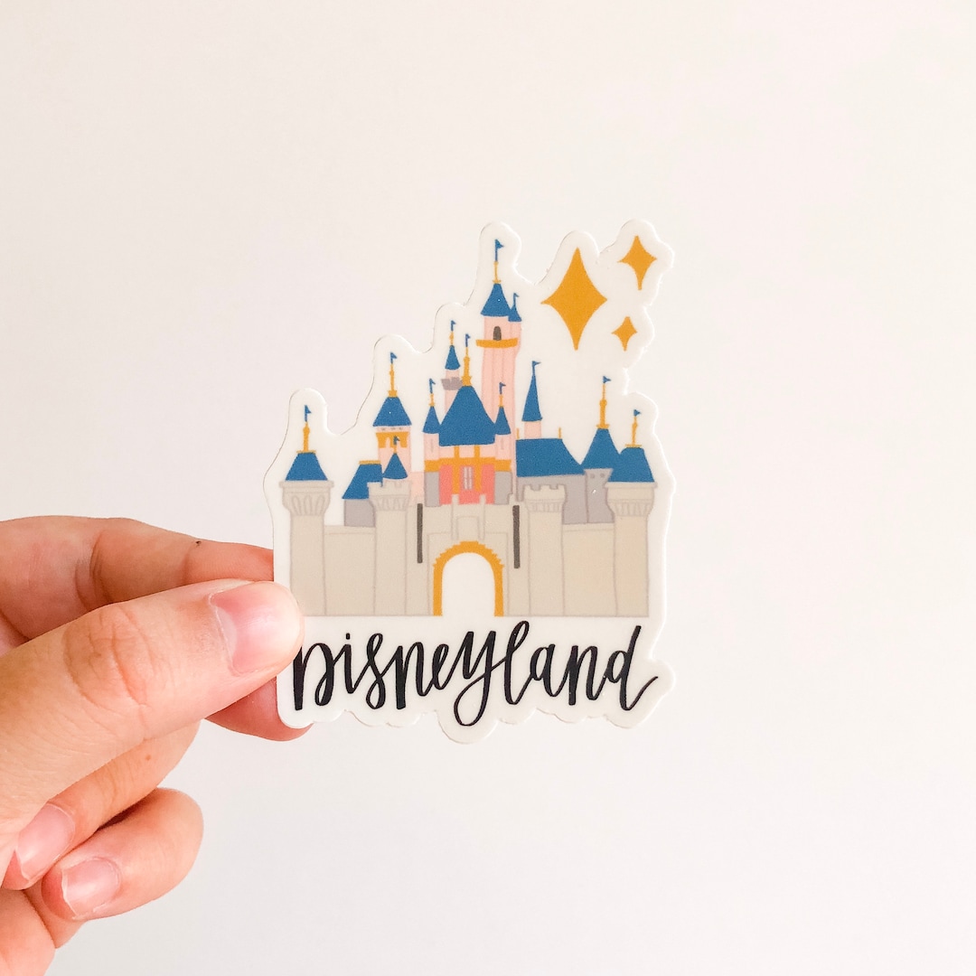 Disneyland Castle Sticker+ FREE SHIPPING, Disney Waterproof Sticker ...