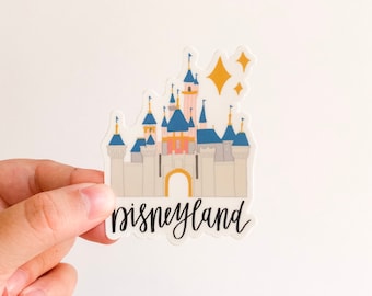 Disneyland Map Die Cut Sticker Waterproof & Weatherproof - Etsy