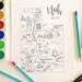 State of Utah Coloring Page DIGITAL DOWNLOAD- Digital Coloring Page ...