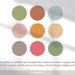 Austin Color Palette Vibrant, Pink, Green, Teal Blue Procreate Color ...