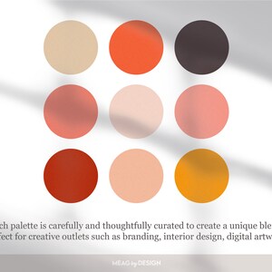 Palm Springs Color Palette; Vibrant, Pink, Orange & Red Warm Toned ...