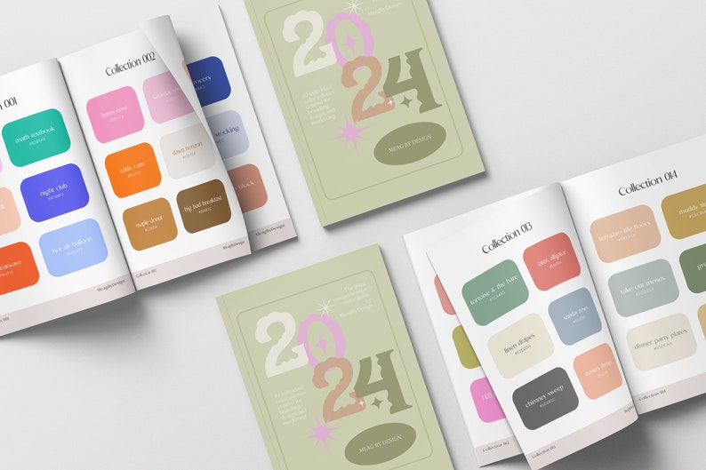 40 Individual Color Palettes • Color Guides for Branding, Marketing ...