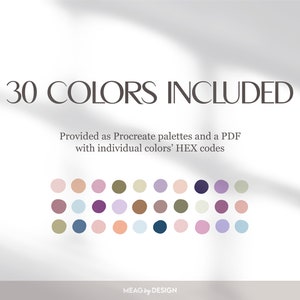 Mount Rainier Procreate Color Palette, Vibrant Hues (digital Download ...