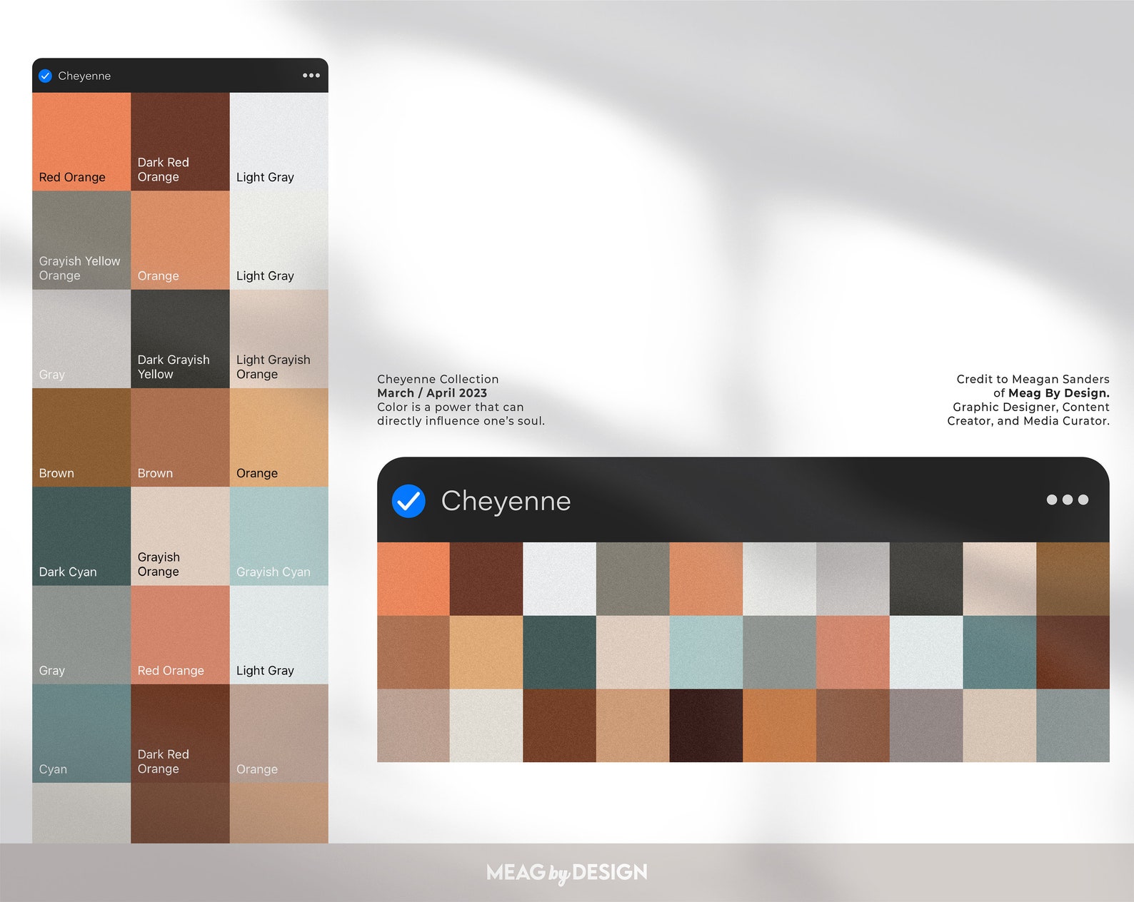 Cheyenne Color Palette; Nature and Earth Tones; Southwest, West ...