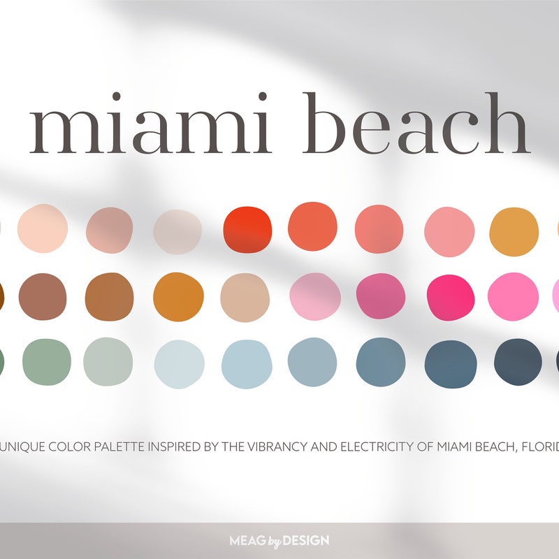 Coastal Color Palette - Etsy