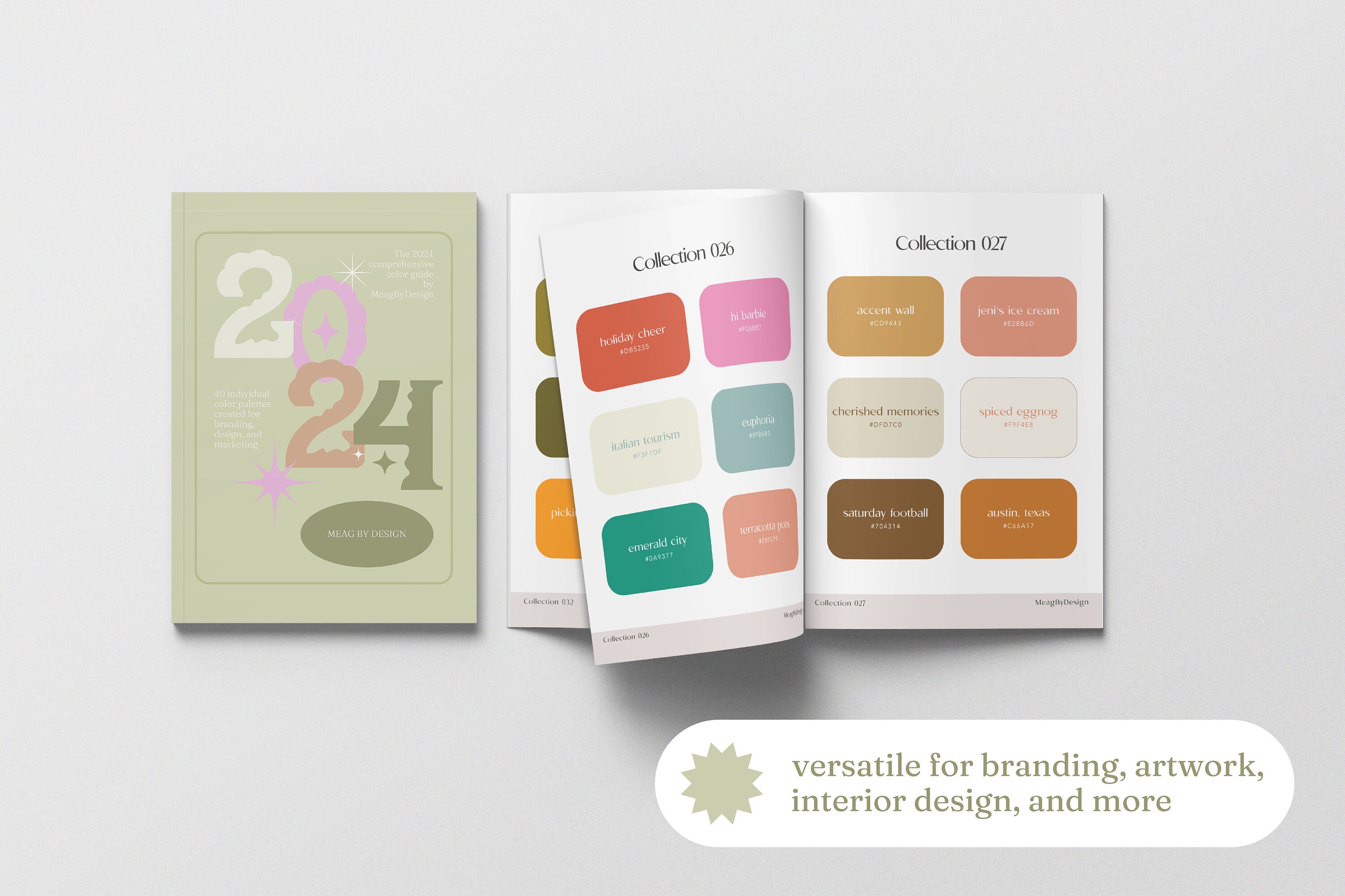 40 Individual Color Palettes • Color Guides for Branding, Marketing ...