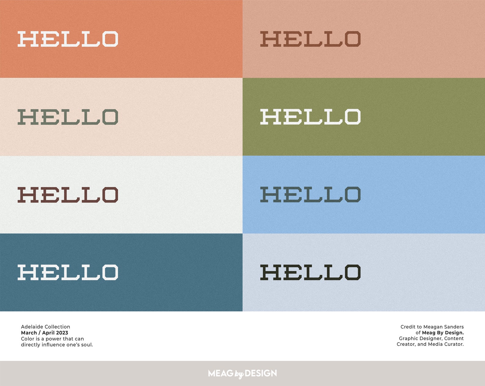 Adelaide Nature Tones Procreate Color Palette (digital Download) - Etsy